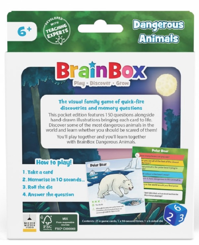 ARB Games :: Games :: Card Games :: Brainbox Dangerous Animals
